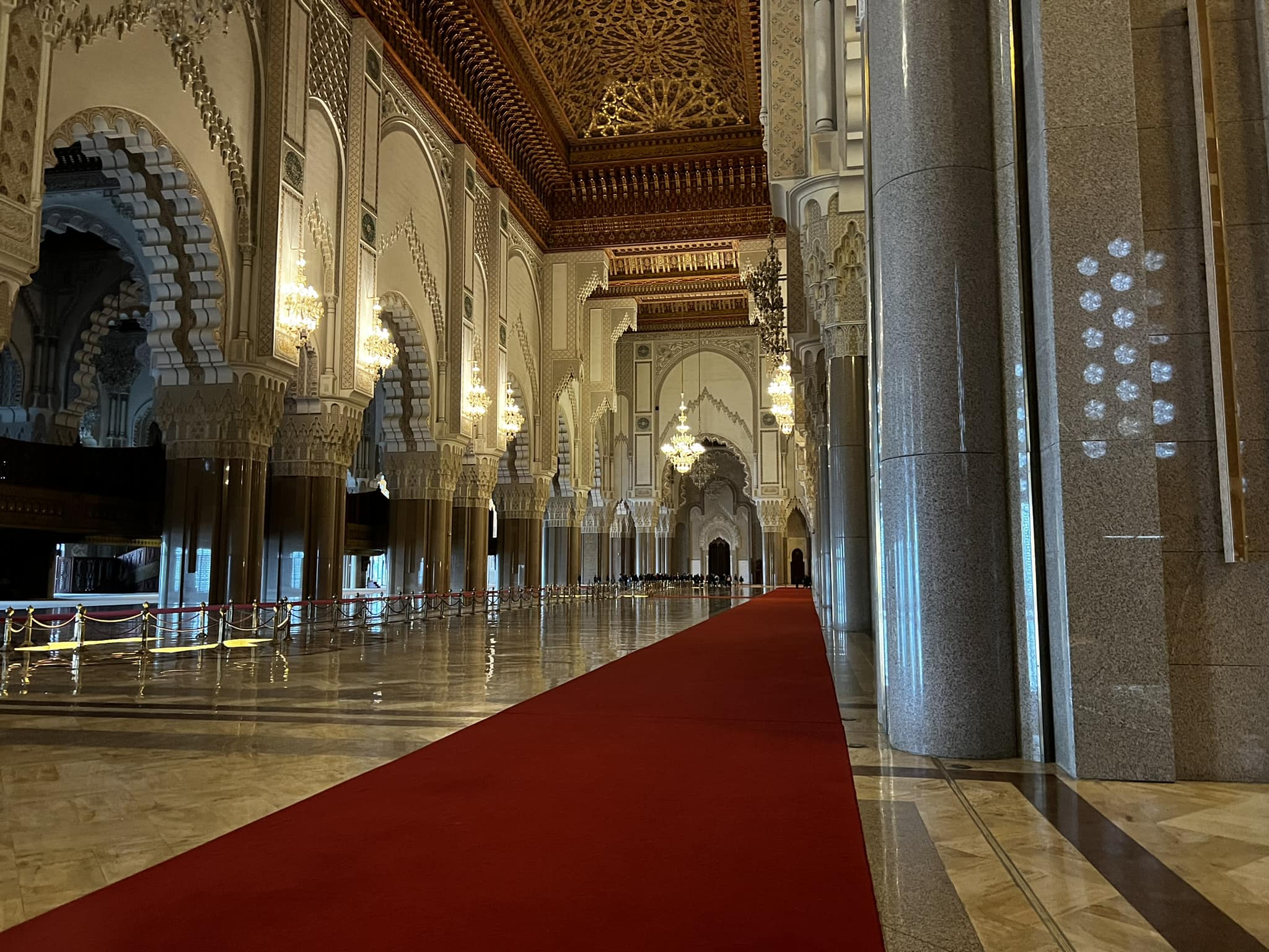 La moschea Hassan II a Casablanca, Marocco